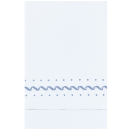 Toalla Visita Linea Azul Claro 16x24"