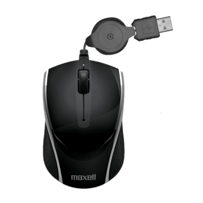 Mini Mouse Maxell Optico Retráctil MOWR-000