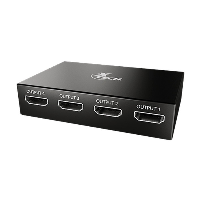 Splitter HDMI Xtech 4 Puertos XHA-420